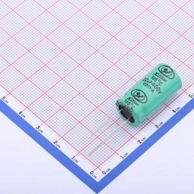 ECA2GM220K25OTGVZC 直插铝电解电容 22uF ±20% 400V 插件,D13xL