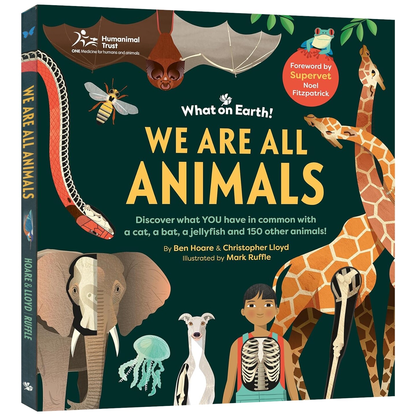 We Are All Animals 我们都是动物 探索人体与其它150种动物的共同之处 儿童百科科普读物 英文原版进口图书