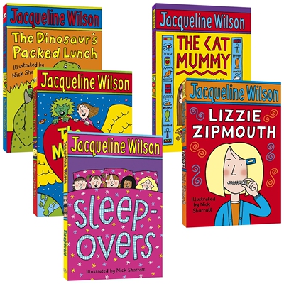 Jacqueline Wilson 英国儿童文学女王杰奎琳·威尔逊短篇小说 英语桥梁书 初级章节书 麻辣女生基地 英文原版进口儿童图书