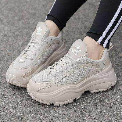 阿迪达斯三叶草厚底老爹鞋