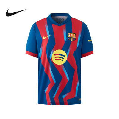 NIKE耐克25/26赛季巴萨第三客场球迷版球衣足球短袖T恤FZ1304-432