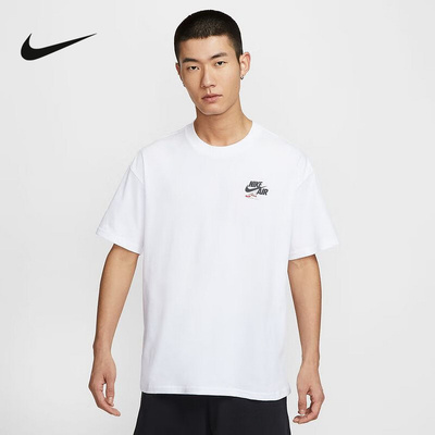 NIKE耐克短袖男夏季图案印花宽松复古做旧棉质运动T恤HQ9276-010