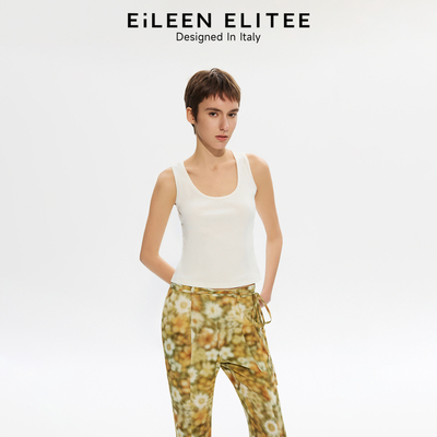 [朗姿奥莱]朗姿欧洲EiLEEN ELITEE简约百搭U型领打底内搭小背心2