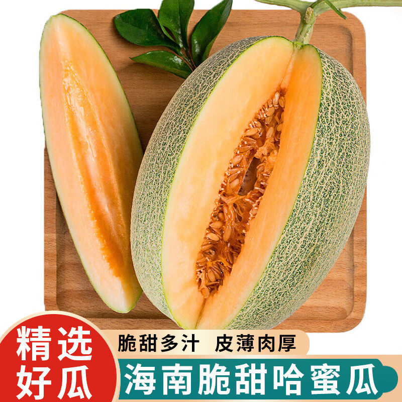 海南哈密瓜西州蜜瓜25号9斤装甜瓜新鲜应季时令当季水果整箱新果