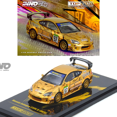 本田 Type R DC5 TOP SECRET改装  INNO 1:64 仿真合金汽车模型