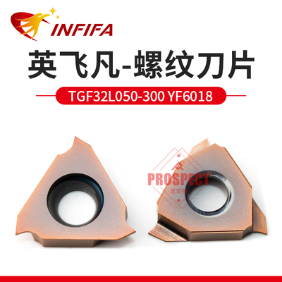 INFIFA英飞凡立装螺纹刀片TGF32L050~300 YF6018钢件不锈钢通用