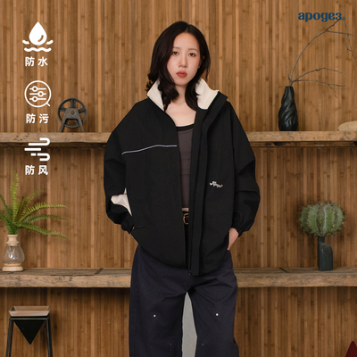 APOGE3阿保机 软壳户外露营登山男女冲锋衣夹克机能潮牌旅行外套