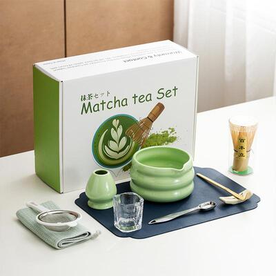 日式ins风抹茶工具套装