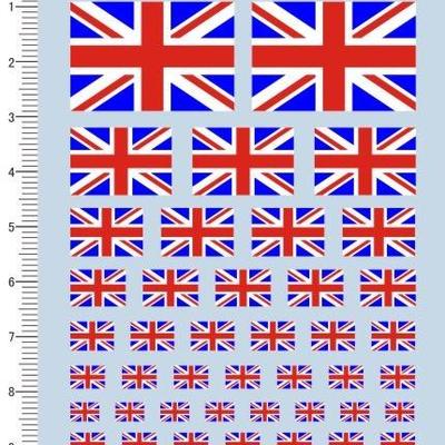 英国国旗 模型车水贴纸 00546-A2914