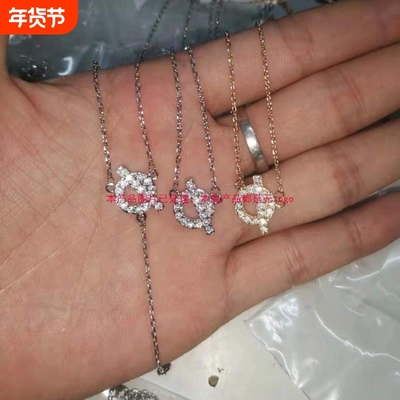 爱马家H家猪鼻子项链 流苏项链 韩版简约女锁骨链 气质感女项链