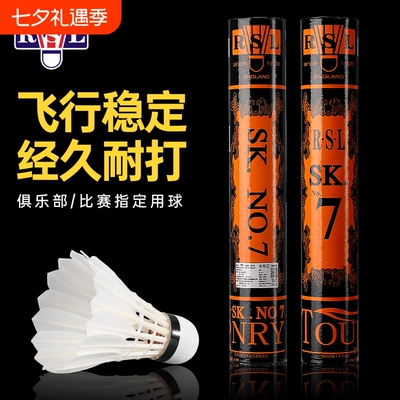 亚狮龙RSL羽毛球SK7号6号8号室内外成人儿童学生训练比赛用球耐打