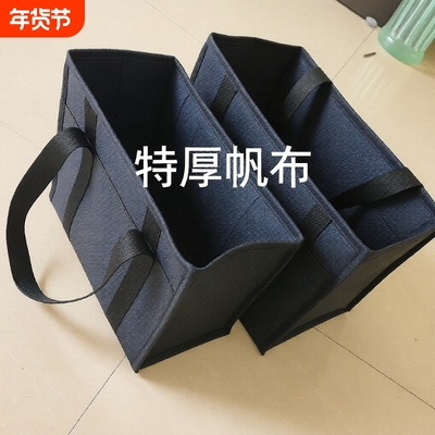 特厚帆布手提工具包大容量便携式耐磨耐用收纳袋子电工维修手提包