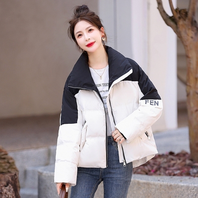 户外东大门韩国爆款羽绒服女小个子2025新款冬季面包服加厚白鸭绒