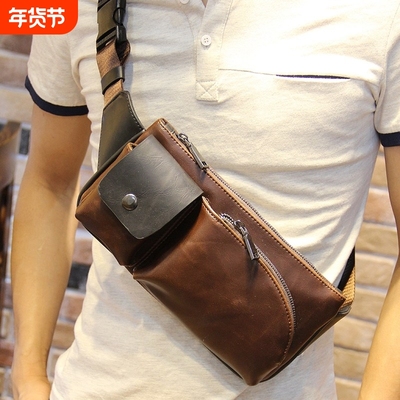 限量男包男士胸包斜挎包小包潮休闲 腰包韩版单肩包唐人街探案同