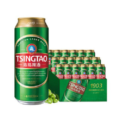 青岛啤酒经典1903麦香500ml*18罐