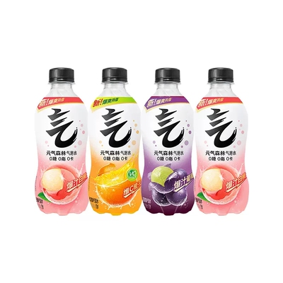 元气森林0糖0脂0卡无糖气泡水280ml*4瓶/24瓶