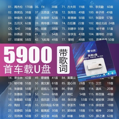 【有歌词】车载音乐U盘华语粤语合集歌手热门原唱U盘抖音热歌优盘