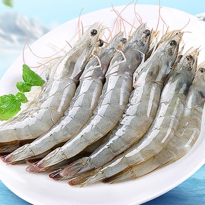 大虾鲜活特大号基围虾青岛海鲜生鲜冻虾白虾水产王牌速冻冷冻新鲜