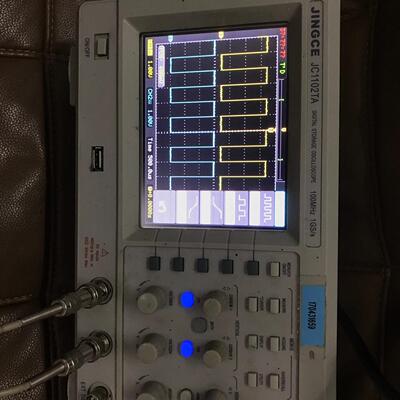 JC1102TA 数字存储示波器 100MHz 1Gs彩屏 实验检测仪器议价维修