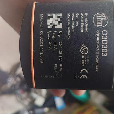 O3D303 3D物体识别传感器 易福门工业工控传感元件议价维修