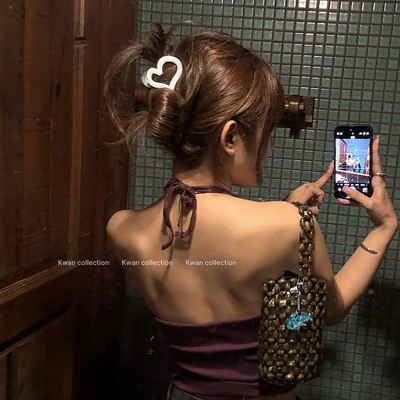 韩系简约高级感爱心抓夹头饰