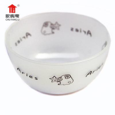 新款直销白色塑料碗磨砂圆形塑料磨砂碗抗摔加厚碗2645碗磨砂碗儿