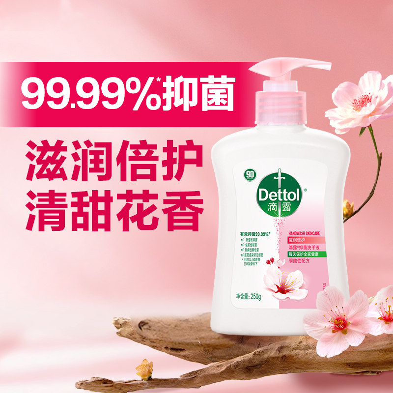滴露洗手液 滋润倍护健康抑菌洗手液250g套装限定版儿童宝宝家用