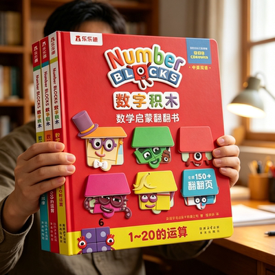数字积木游戏大书数学启蒙绘本
