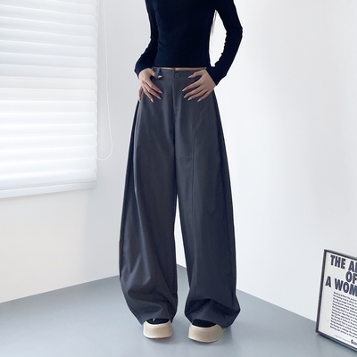 蜜略大码显瘦胖mm阔腿裤梨形身材