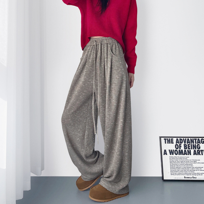 蜜略大码冬季胖mm休闲裤梨形身材