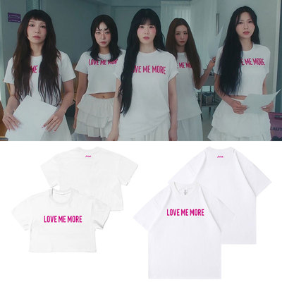 Apink ReLOVE周边衣服同款短袖T恤印花宽松内搭上衣打底衫打歌服