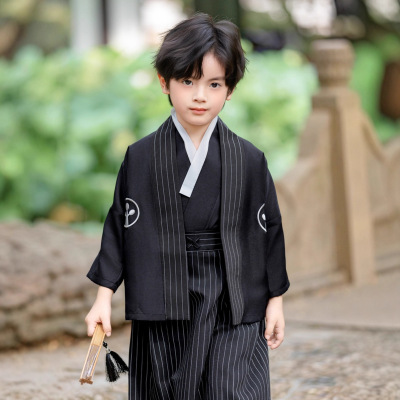 Boys Kimono Sets Kids Japanese Samurai Costume男童和服套装