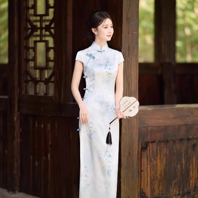 qipao chinese traditional dress cheongsam chipao新款2026长款