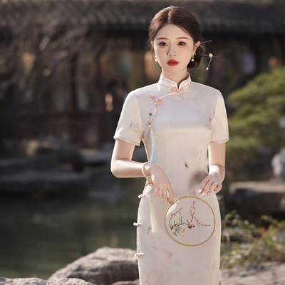 cheongsam chinese traditional dress qipao旗袍新款复古民国风
