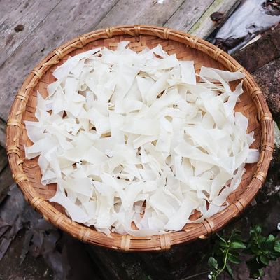 耒阳烫皮纯手工湖南农家特色小吃干粉皮米粉皮可油炸可煮食可烤食