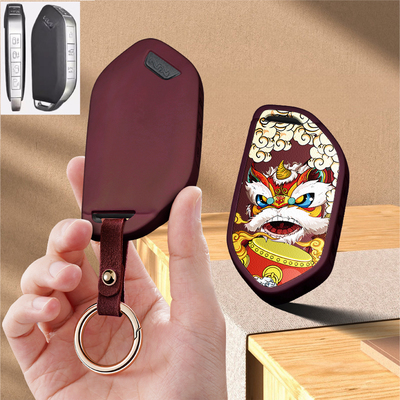 适用25款起亚EV5车钥匙套新款EV6保护壳进口EV9简约全包保护KIA扣