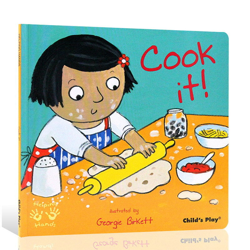 进口英文原版正版 Cook It!烹饪吴敏兰书单 child's play Helping Hands好帮手 Georgie BirKett低 ...