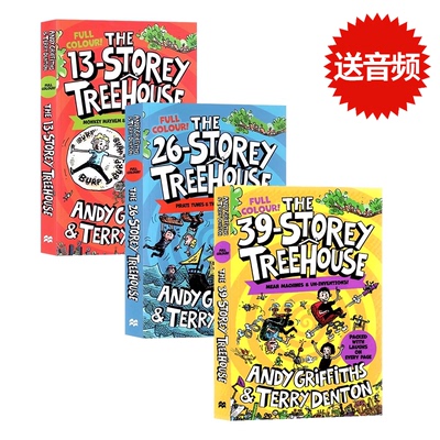 小屁孩树屋历险记3册英文原版