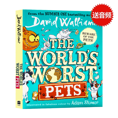 世界上糟糕的宠物 英文原版小说 The World’S Worst Pets大卫 威廉David Walliams姆斯故事 进口英语原版 青少年课外读物平装