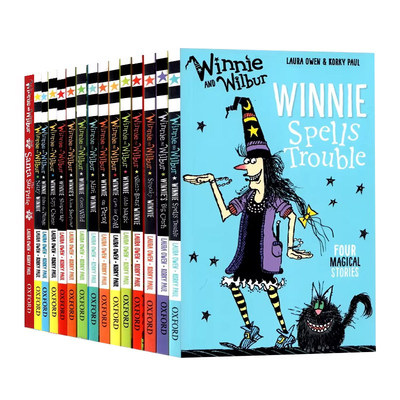 女巫温妮系列小说15册 英文原版 Winnie and Wilbur 吴敏兰书单温妮女巫魔法绘本 儿童英语小说章节书 牛津英文版 Oxford 平装