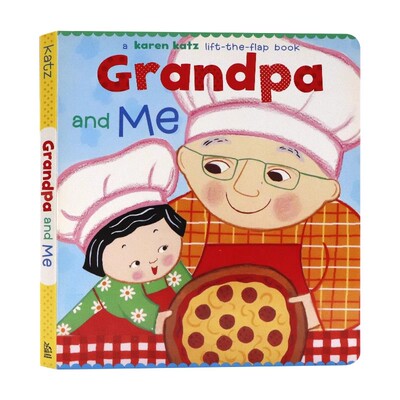 卡伦卡茨纸板翻翻书爷爷和我
