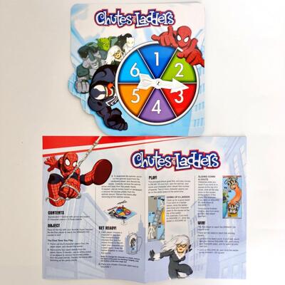 跨境蜘蛛侠Chutes and ladders儿童棋牌游戏亲子对战益智儿童玩具