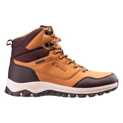 代购HITEC男士徒步鞋防水防滑保暖登山靴中筒系带户外靴