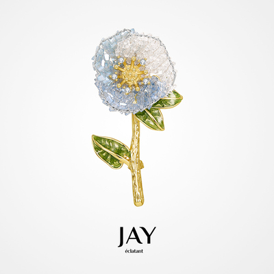 JAY莫奈花朵胸针春夏配饰