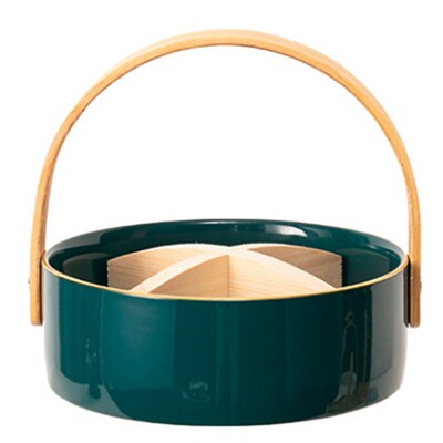 Emerald Fruit Plate Home Living Room Fruit Basket Personalit