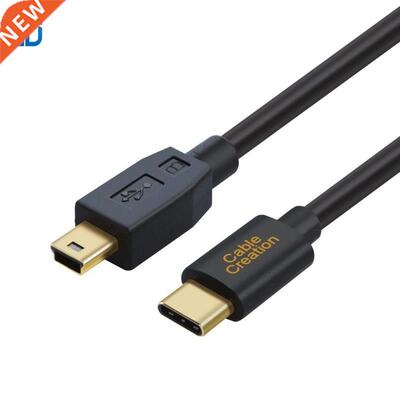 Mini USB to USB C Cable, USB Type C to Mini B Cord, Compati