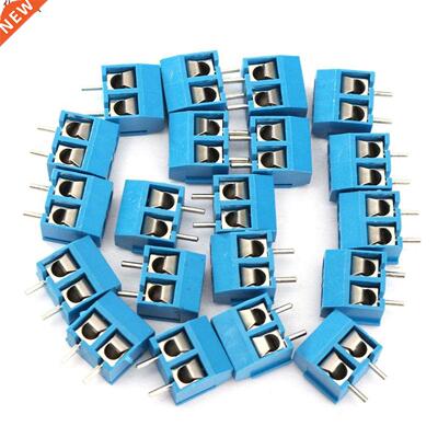 20Pcs 2 Pin Plug-in Screw Terminl Block Connector 5.08mm Pi