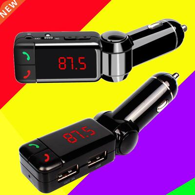 Wireless Car Kit FM Transmitter Handsfree Car Charger MP Pl