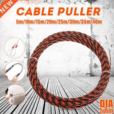 Professional 5mm 5-40m Fiberglass Electric Cable Tape Condui