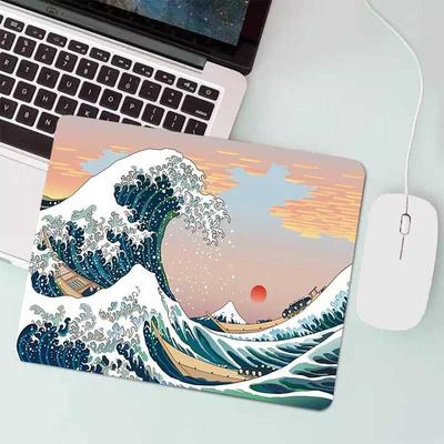 Japan Great Wave Mousepad Gaming Accessories Small Mouse Pad